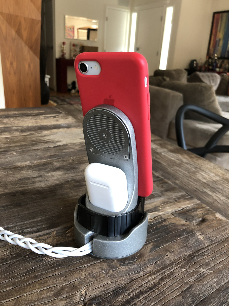 Archivo 3D Apple Fanboy - Base inalámbrica para iPhone + Apple Watch ...