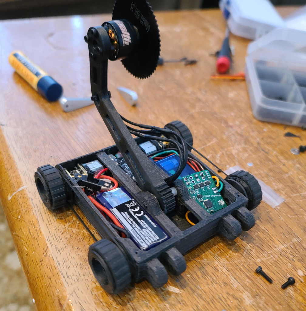 Free 3D file BuzzCut 150g Fairyweight combat robot 🤖・3D printer model ...