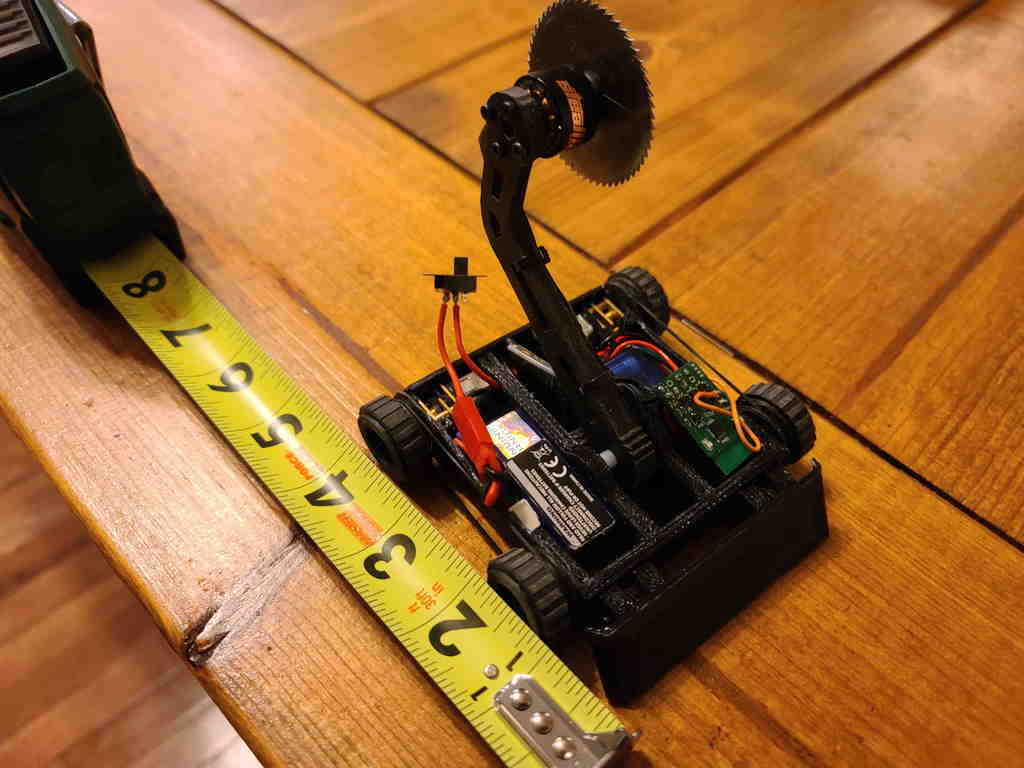 Free 3D file BuzzCut 150g Fairyweight combat robot 🤖・3D printer model ...