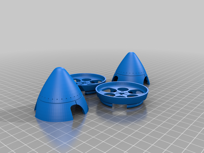 Free 3D file E-flite P38 Spinners 57mm 🚁・3D printable model to download ...