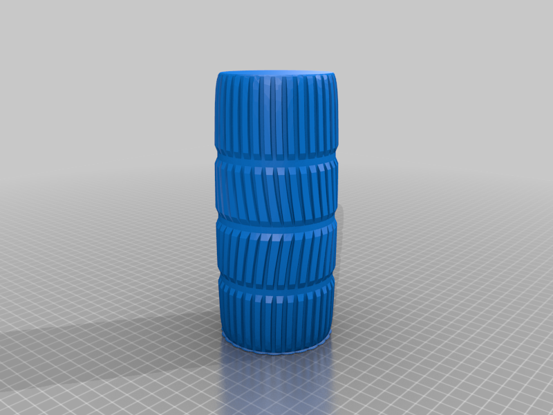 Free STL file Tire tread vase・3D print object to download・Cults