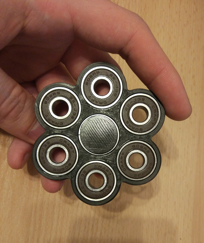 Free 3D file Hexa Fidget Spinner・3D printing template to download・Cults
