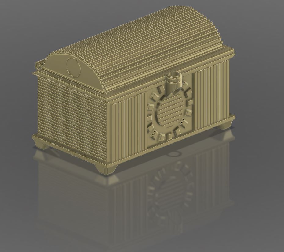 STL file Gold Chest・3D printable model to download・Cults