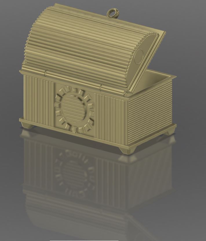 STL file Gold Chest・3D printable model to download・Cults