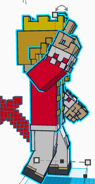 STL file fallen king from fallen kingdom minecraft song・3D print design ...