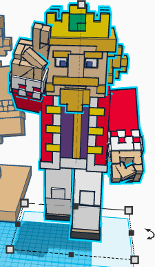 STL file fallen king from fallen kingdom minecraft song・3D print design ...