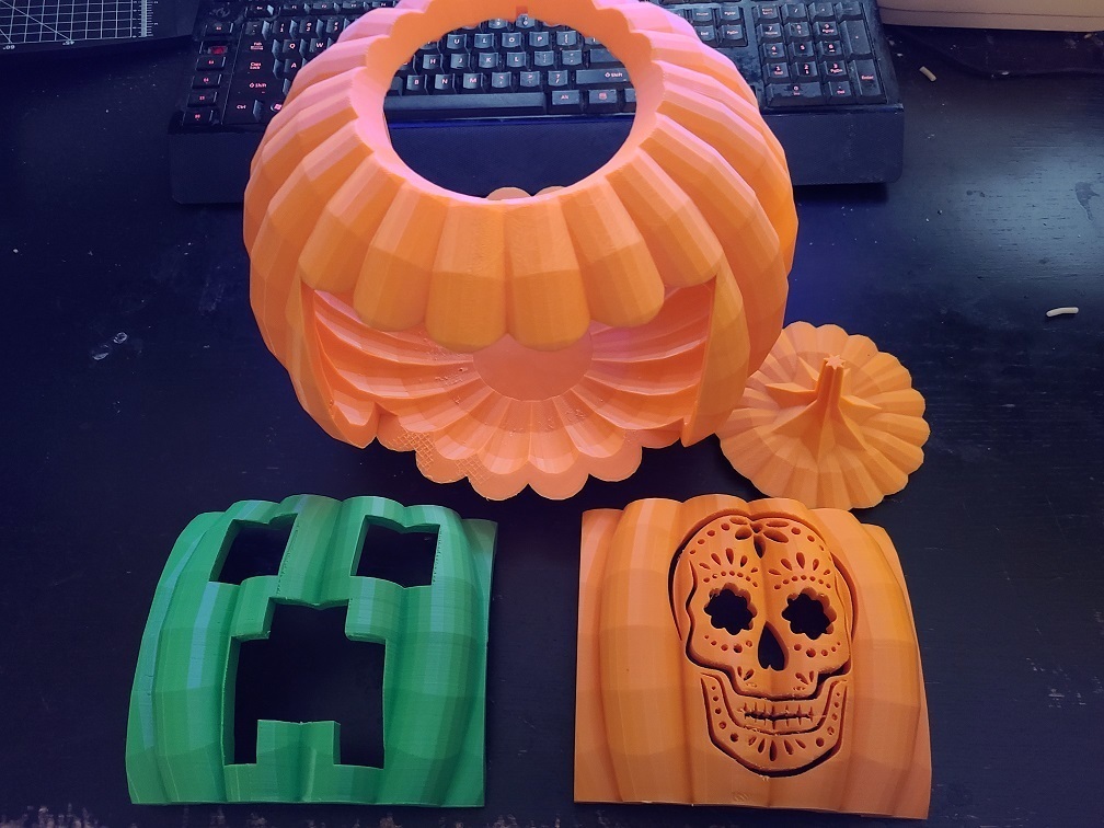 Free 3D file Double-sided Multi-faced Jack-o-lantern・3D printable model to download・Cults