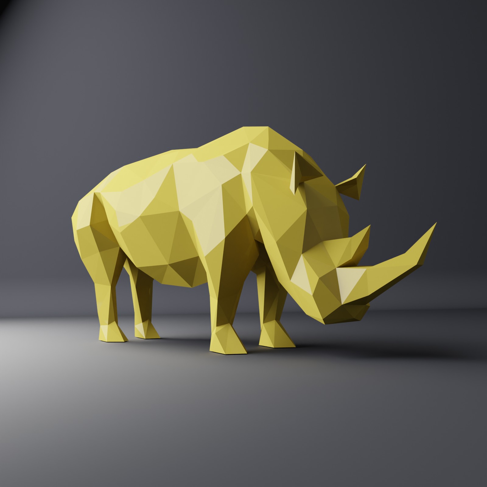 Rhinoceros 3d Render