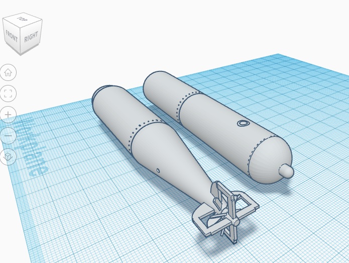Fichier STL gratuit Torpille aérienne britannique Mk XV à l'échelle 1/ ...