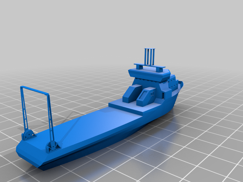 Free STL file Ship boat barco rescue 🚢・3D printer design to download・Cults
