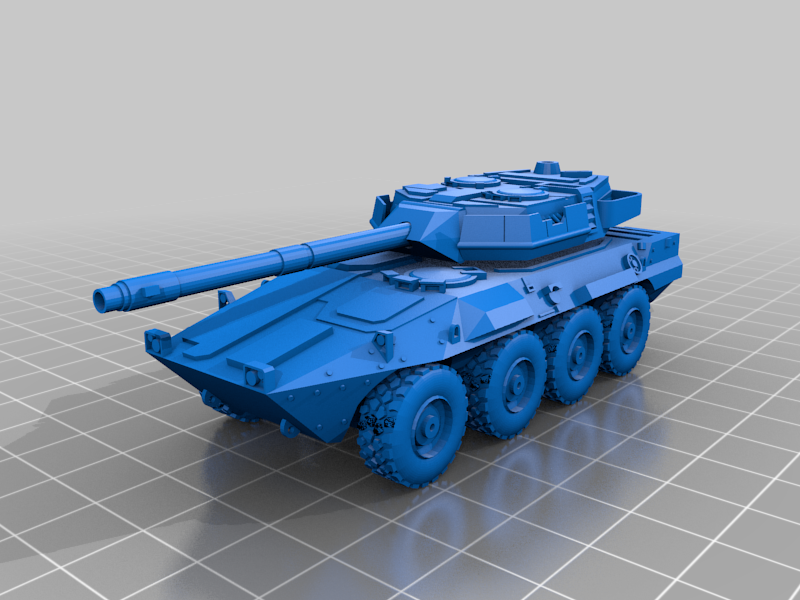 Free STL file Centaur 8x8 v03・Model to download and 3D print・Cults