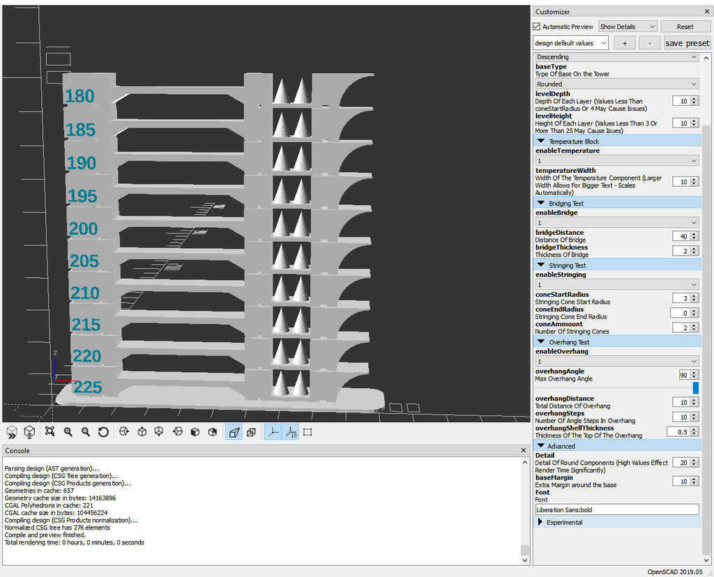 免费 3D 文件 Ultimate Customizable Temperature Tower 🔧・可下载 3D 打印模型・Cults