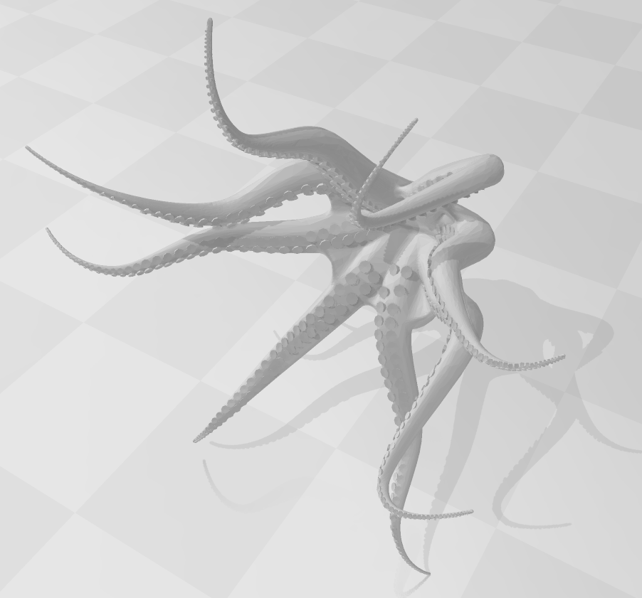 STL file Octopus 3d・Model to download and 3D print・Cults