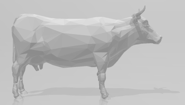 STL file cow 3d・Model to download and 3D print・Cults