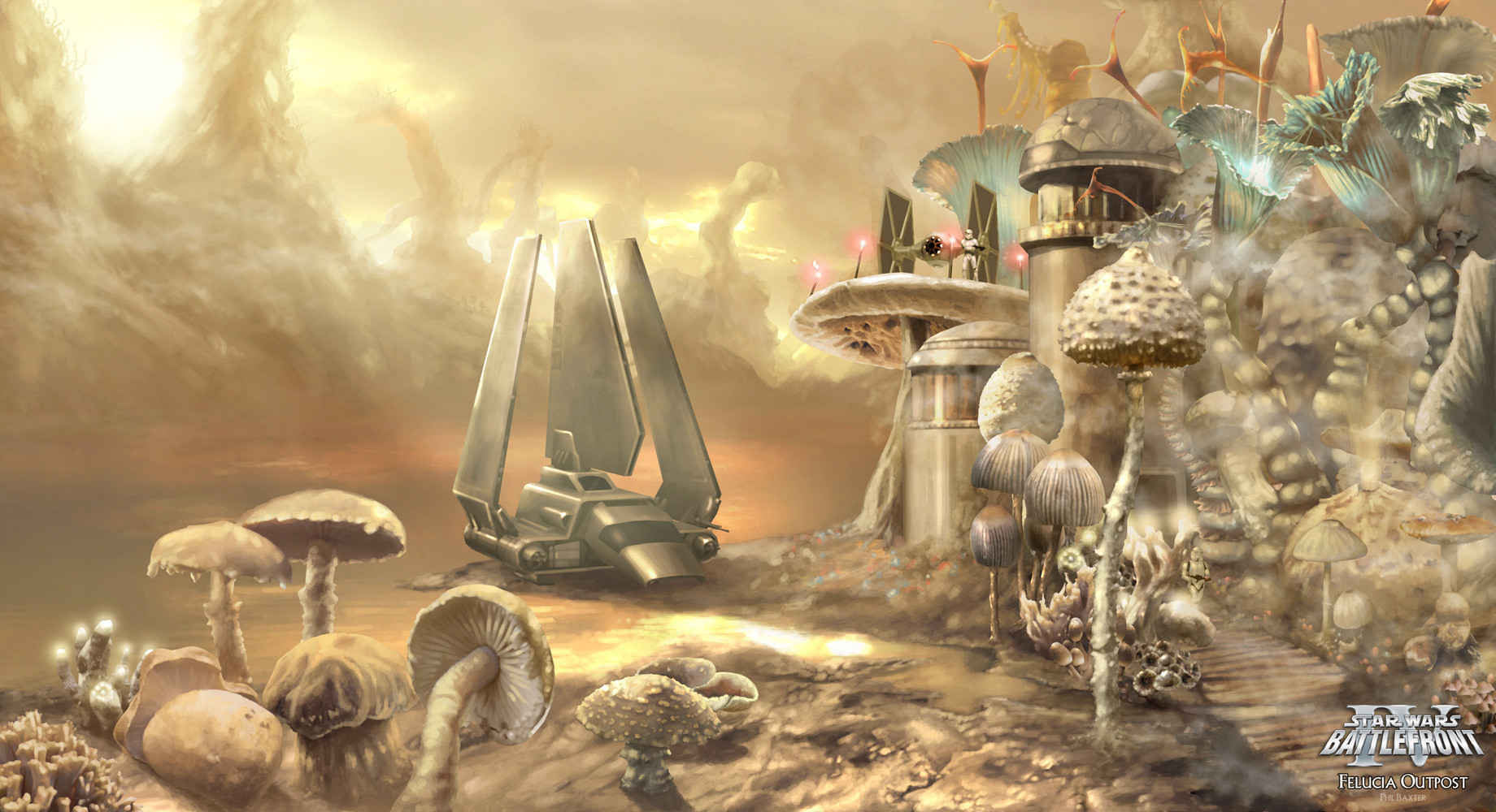 OBJ file Star wars legion felucian mushroom・3D printable model to ...