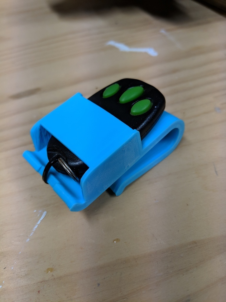 Free 3D file Garage Door Remote Sunvisor Clip・3D print model to ...