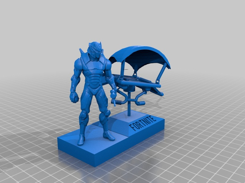 Free 3D file Fortnite omega and glider・3D printing design to download・Cults