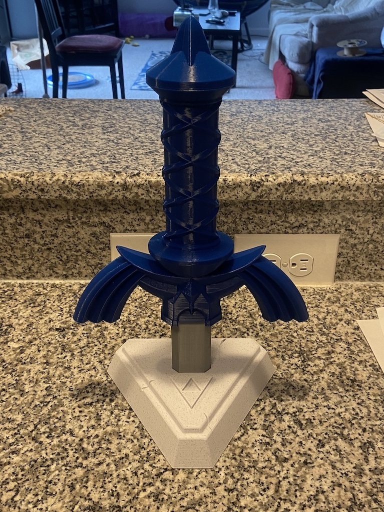 Free STL file Collapsing Master Sword Stand・3D printable model to ...