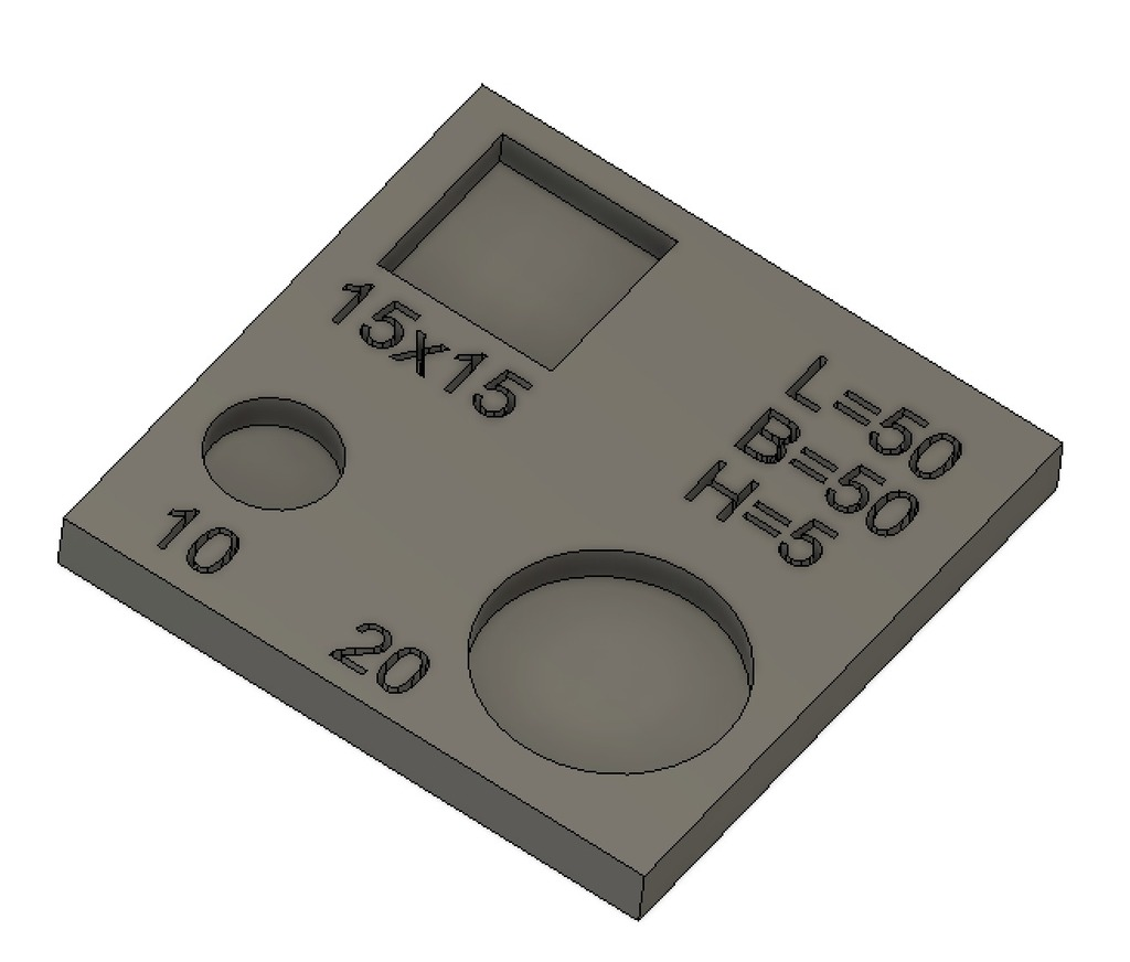 Free 3D file Calibration plate small・3D printer model to download・Cults
