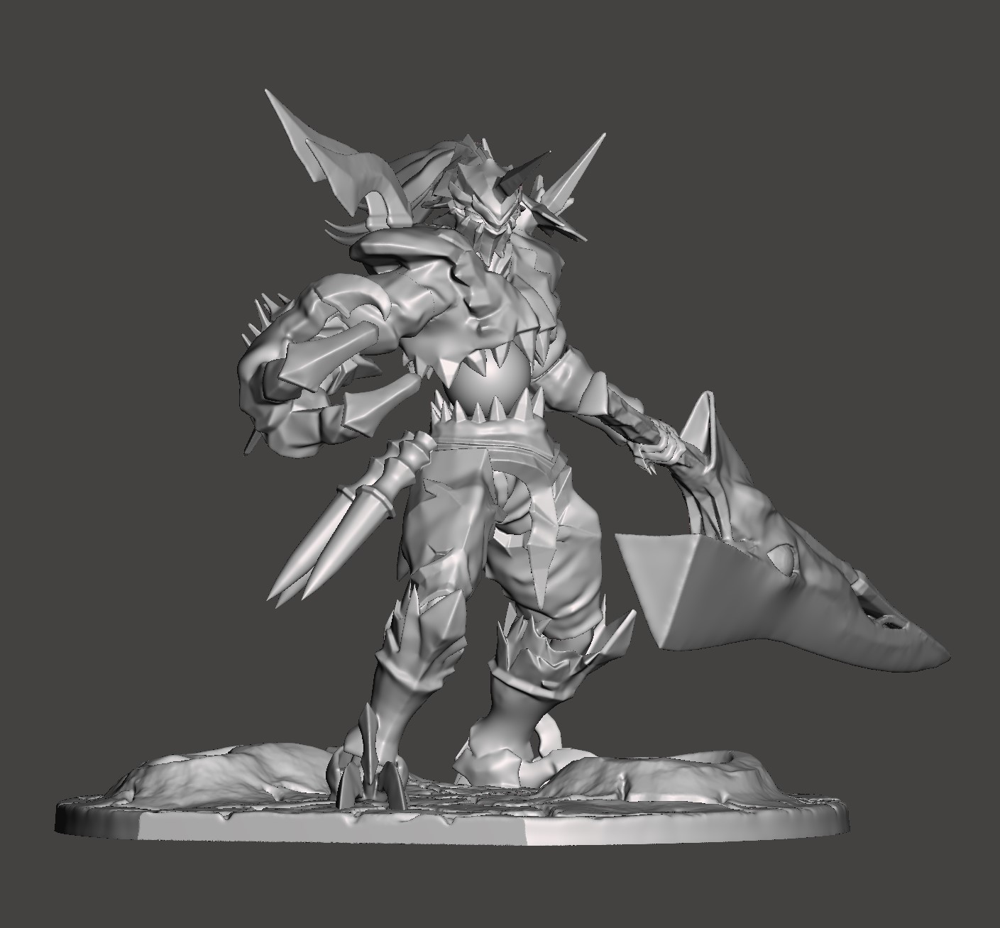 STL file NIGHTMARE - SOUL CALIBUR Articulated with 2 Soul Edge Swords ...