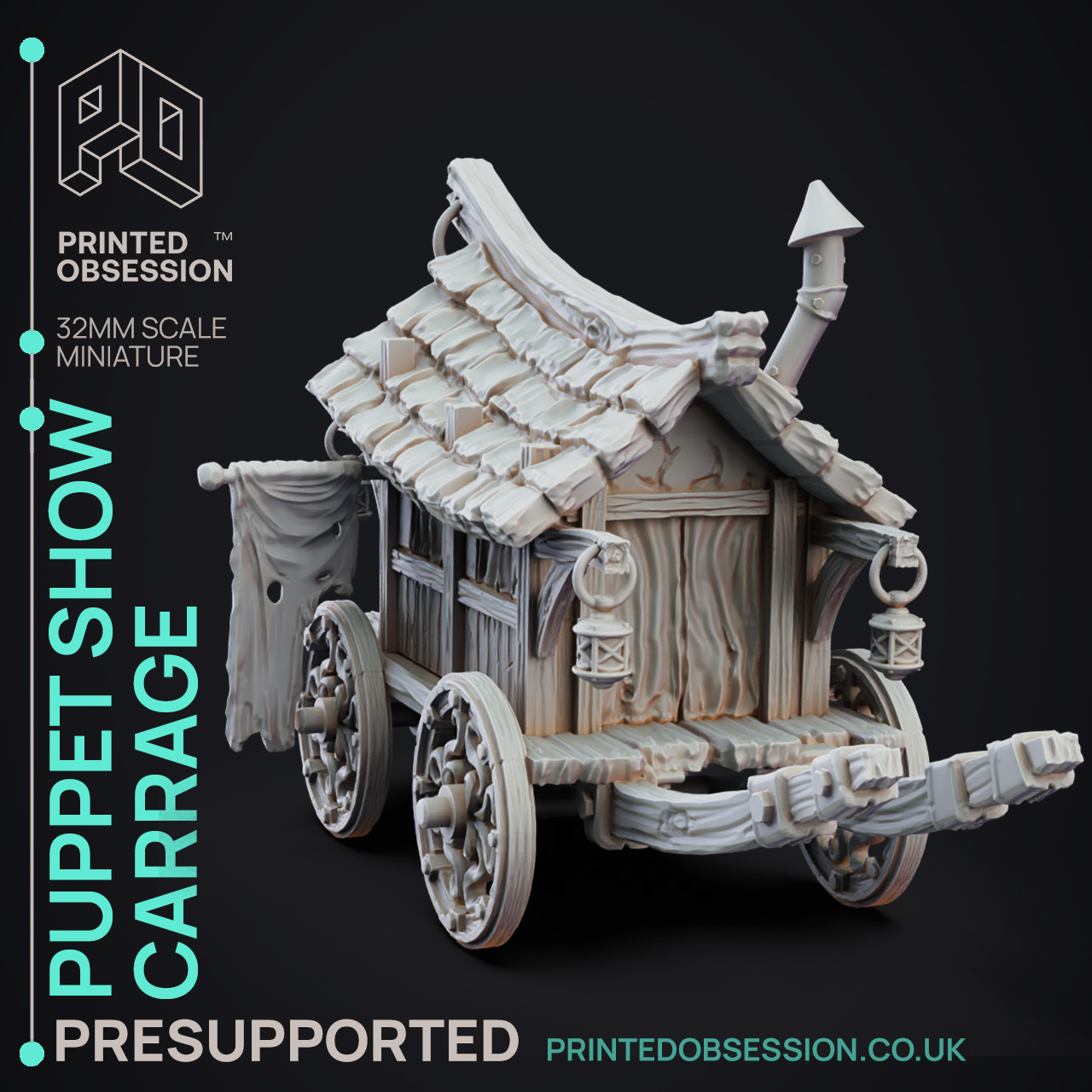 3D file Voodoo Caravan - D&D Creepy Scenery - PRESUPPORTED - 32mm scale ...