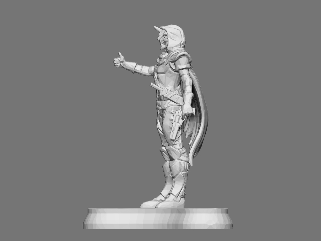 Free 3D file Destiny 2 - Cayde 6 - Full Character - Low Poly - Hi Poly ...