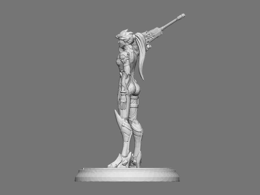 Free 3D file Overwatch - Widowmaker - Full character - Low poly. Hi ...
