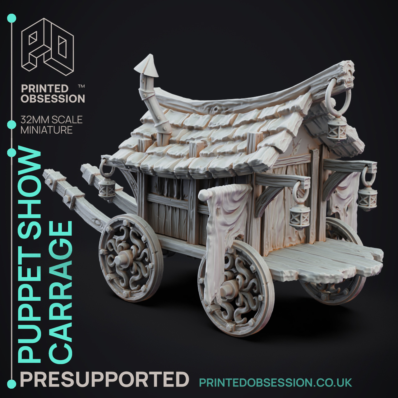 3D file Voodoo Caravan - D&D Creepy Scenery - PRESUPPORTED - 32mm scale ...