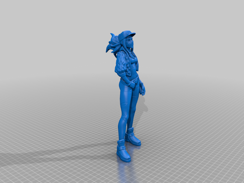Archivo 3D gratuito KDA Akali - League of Legends - modelo de 30 cm. 🫦 ...