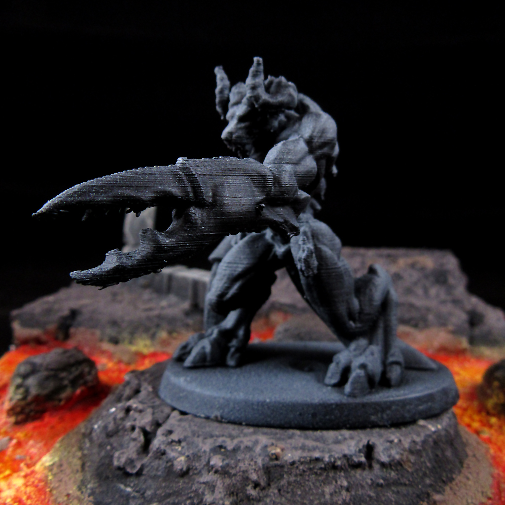 Free 3D file Claw Handed One - 32 mm scale demon 🎲・3D print model to ...