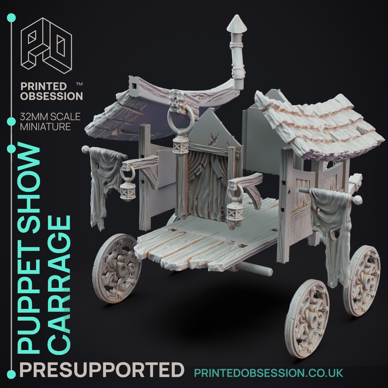 3D file Voodoo Caravan - D&D Creepy Scenery - PRESUPPORTED - 32mm scale ...