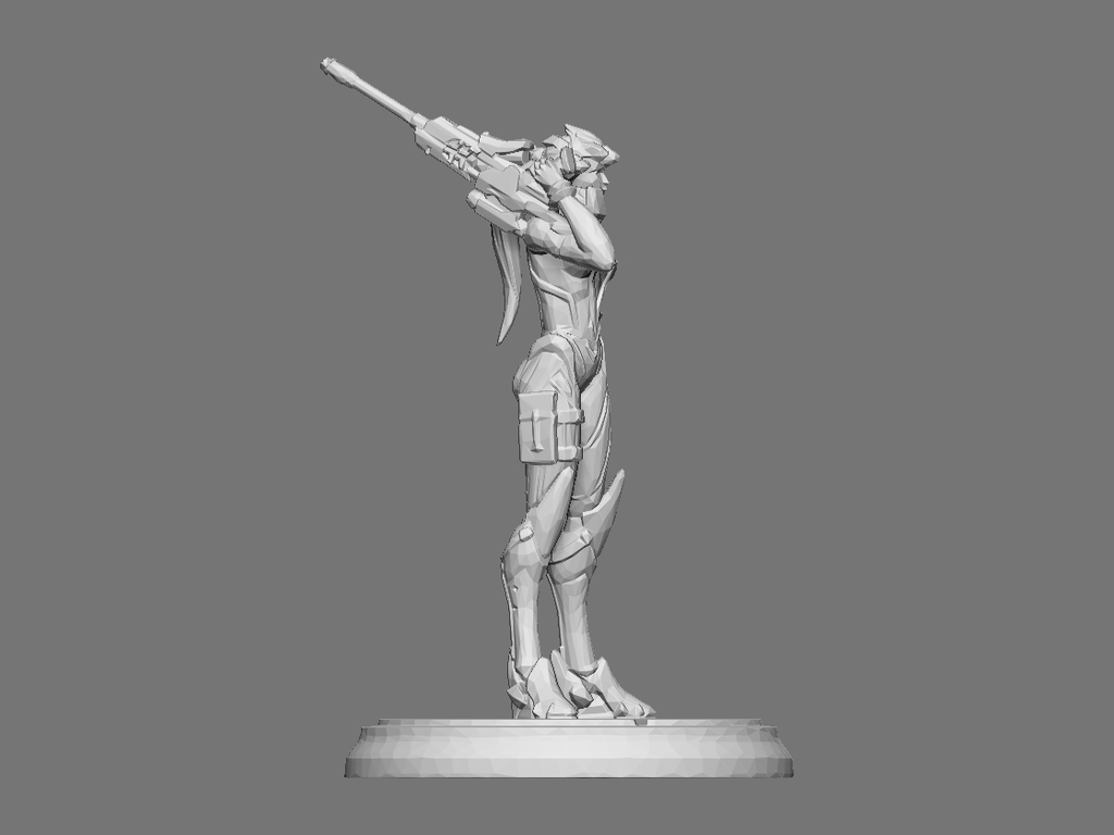 Free 3D file Overwatch - Widowmaker - Full character - Low poly. Hi ...
