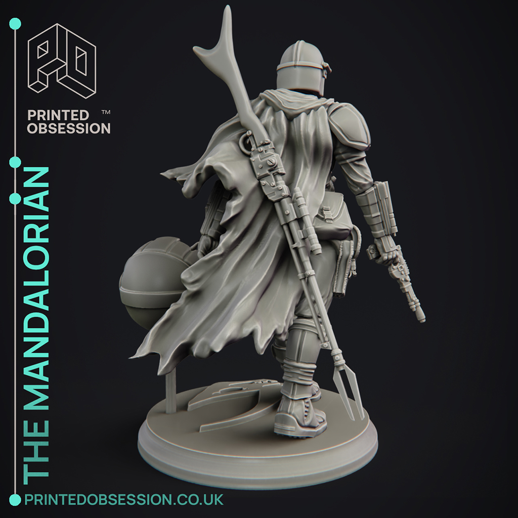 STL-Datei Der Mandalorianer - Star Wars Fanart - 30cm ⭐ kostenlos ...