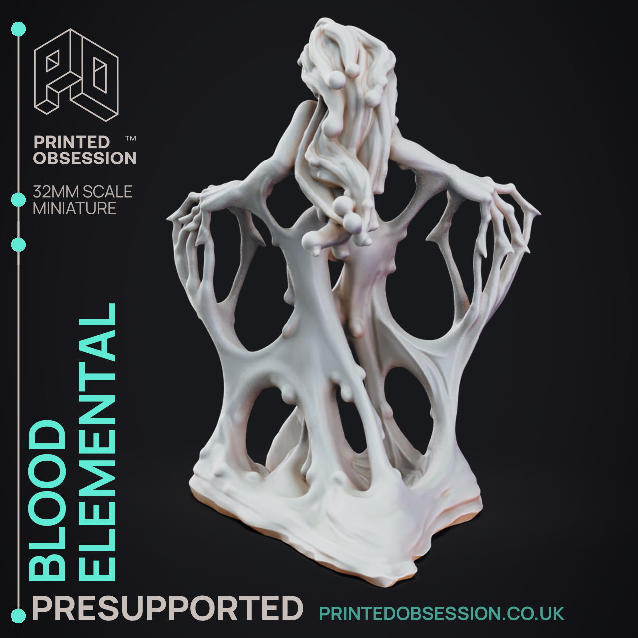 3D file Blood Elemental - The Mists of Change - PRESUPPORTED - 32mm ...