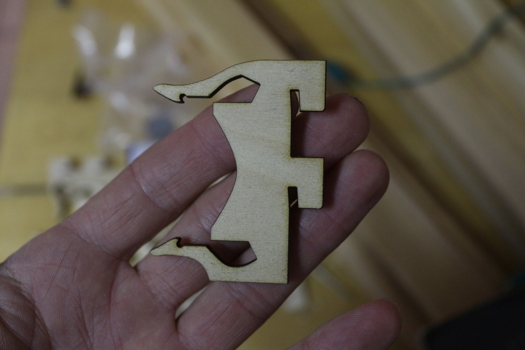 Free 3D file Laser-cut brackets for wall mounting pretty much anything ...