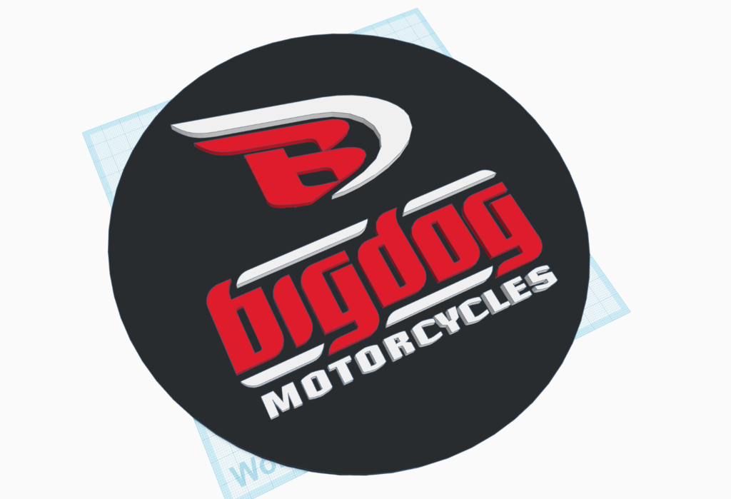 Free 3D file Big Dog Motorcycles wall plaque・3D print design to ...