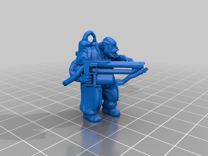 Free 3D file Ork Flamer sample・3D printable model to download・Cults