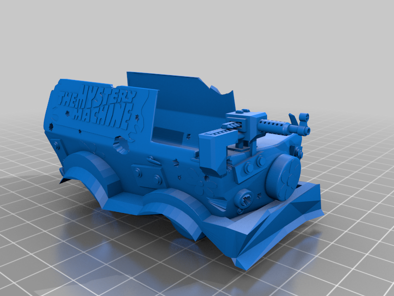 Free STL file Looted Mystery Machine 🚚・3D printer design to download・Cults