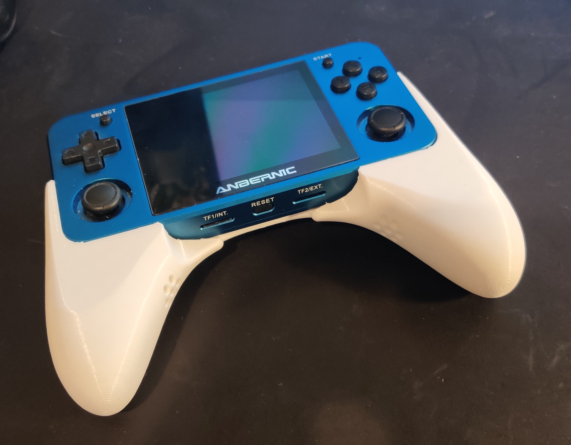 3D printing ANBERNIC RG350M GRIP RG351MP GRIP • made with Ender 3 v2・Cults