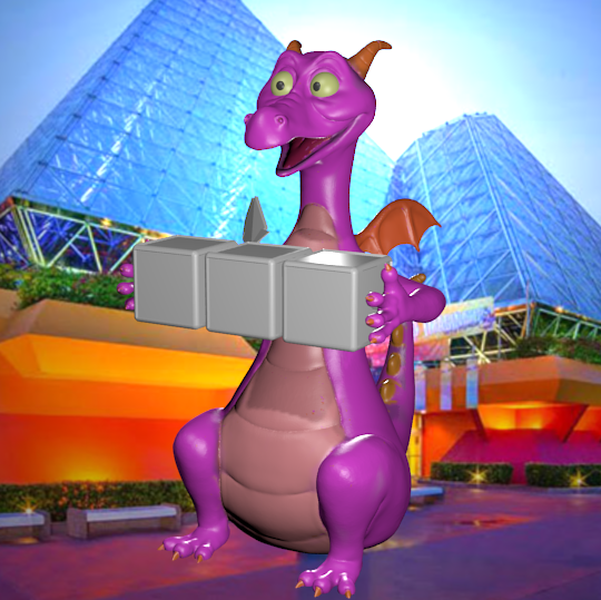 3D file Figment Inspired Dragon with Blocks・3D printable model to ...