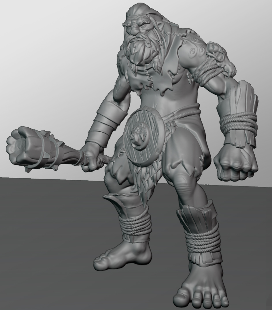 STL file Ogre / Half Giant・3D printing design to download・Cults