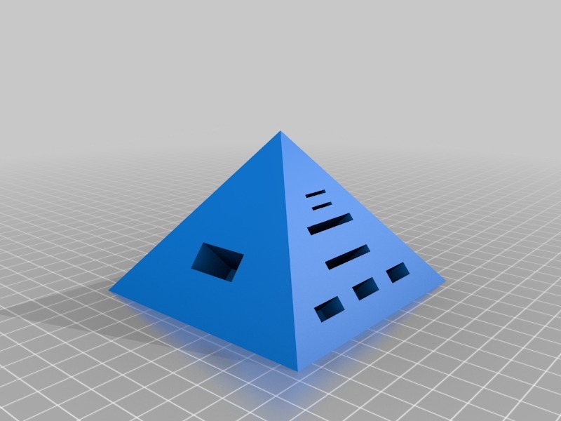 Free 3D file USB SD pyramid・3D print object to download・Cults