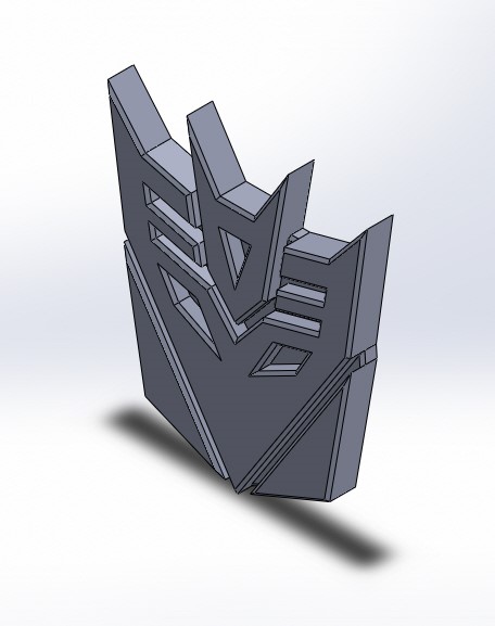 Free STL file Decepticons Logo 🤖・3D printable object to download・Cults