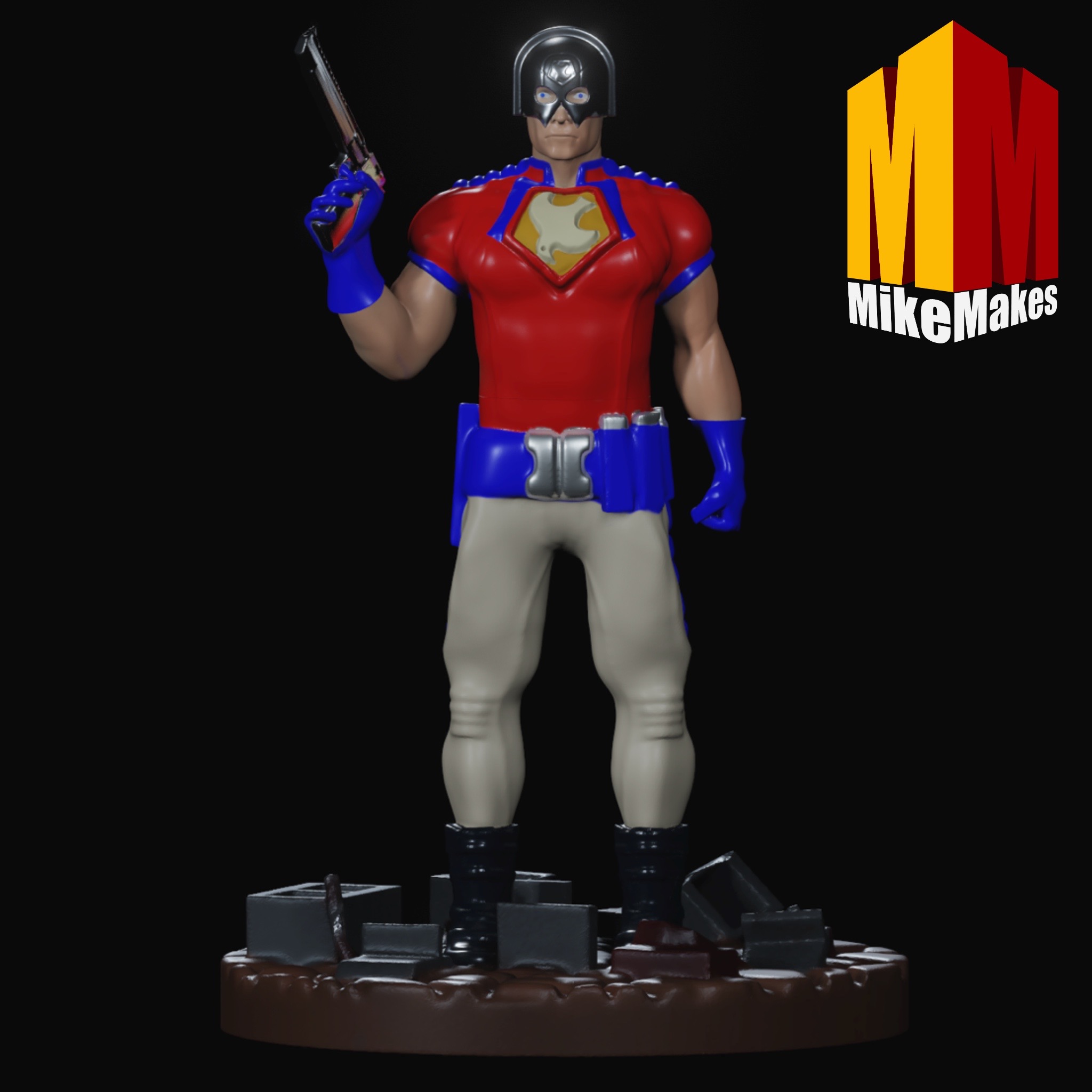 STL file Peacemaker Statue・3D printer design to download・Cults