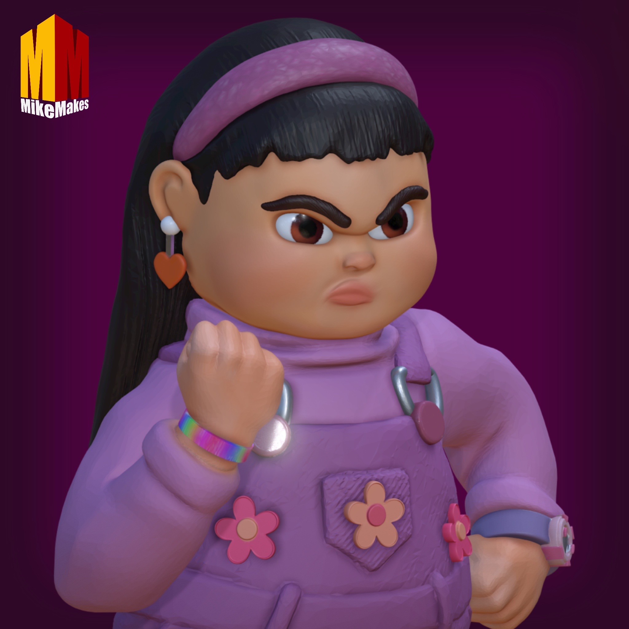 STL file Turning Red Abby Figurine・3D printing idea to download・Cults