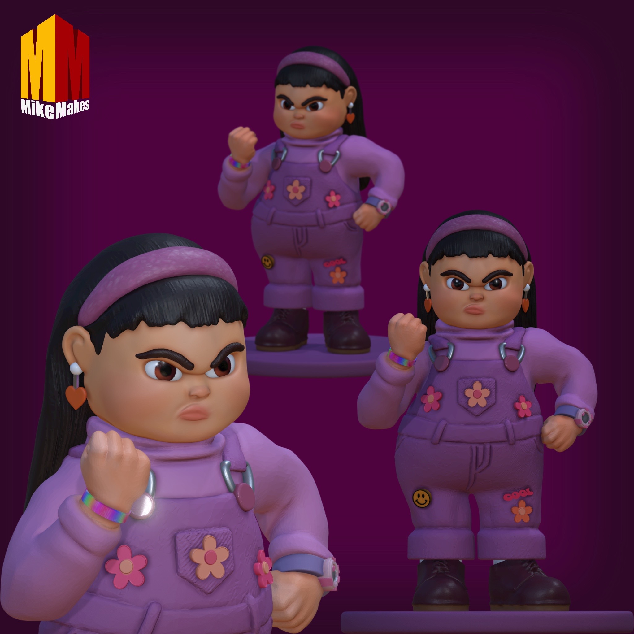 STL file Turning Red Abby Figurine・3D printing idea to download・Cults