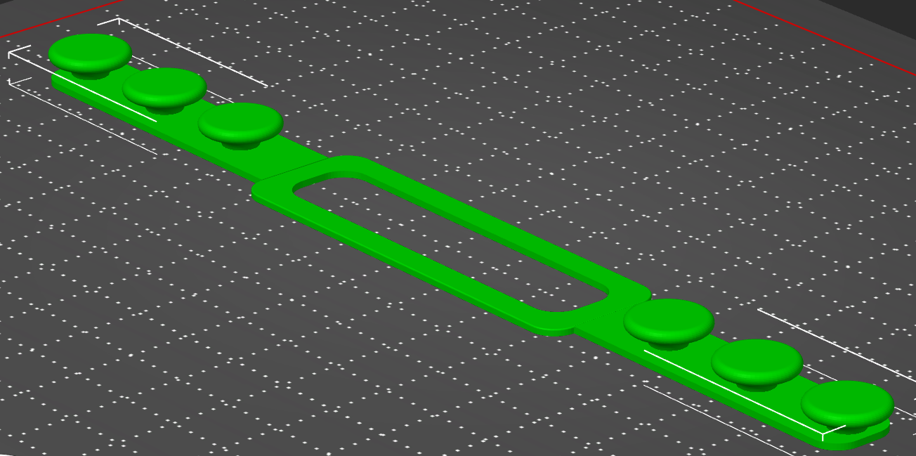 STL file Mask strap Dots Basic 📱・3D printing design to download・Cults