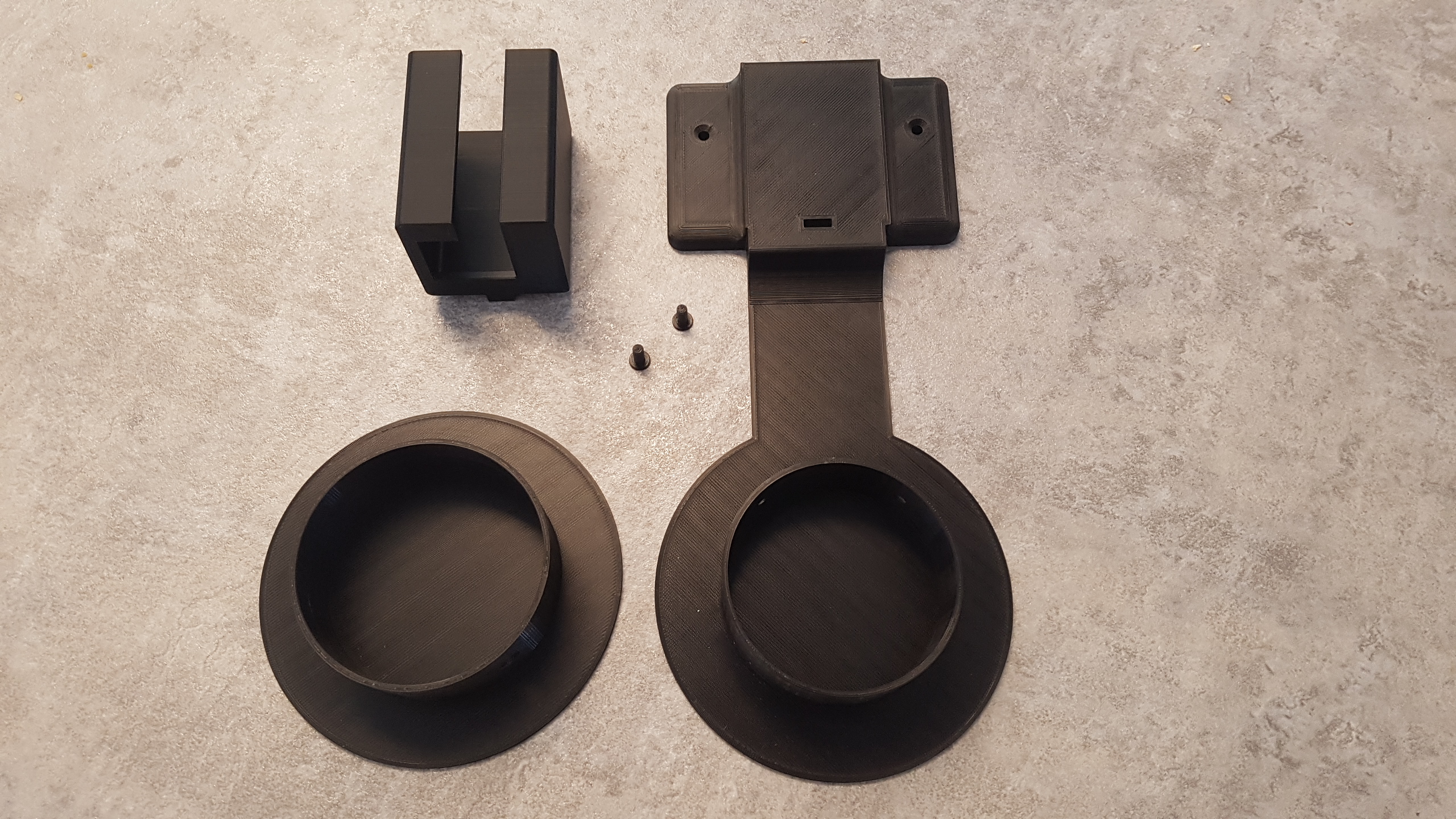 Free STL file straightening iron stand with cable reel・3D printer ...