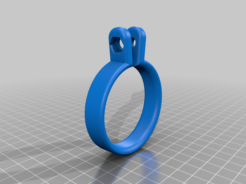 Fichier 3D gratuit Hose clamp HD50 pipe / Schlauchklemme HD50 Rohr ...