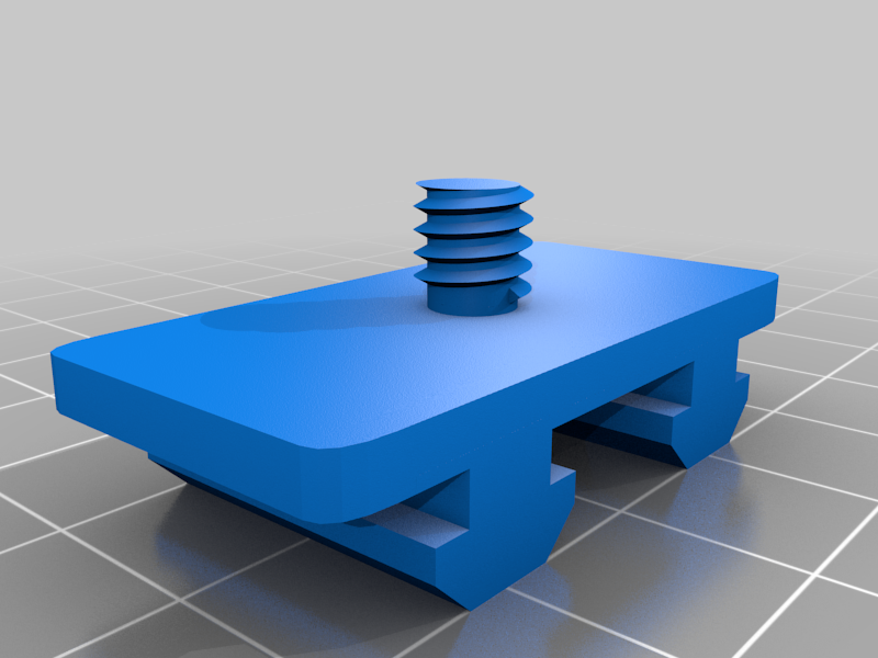 Free 3D file Ender 3 1/4" - 20 Rail Mount・3D printable model to ...